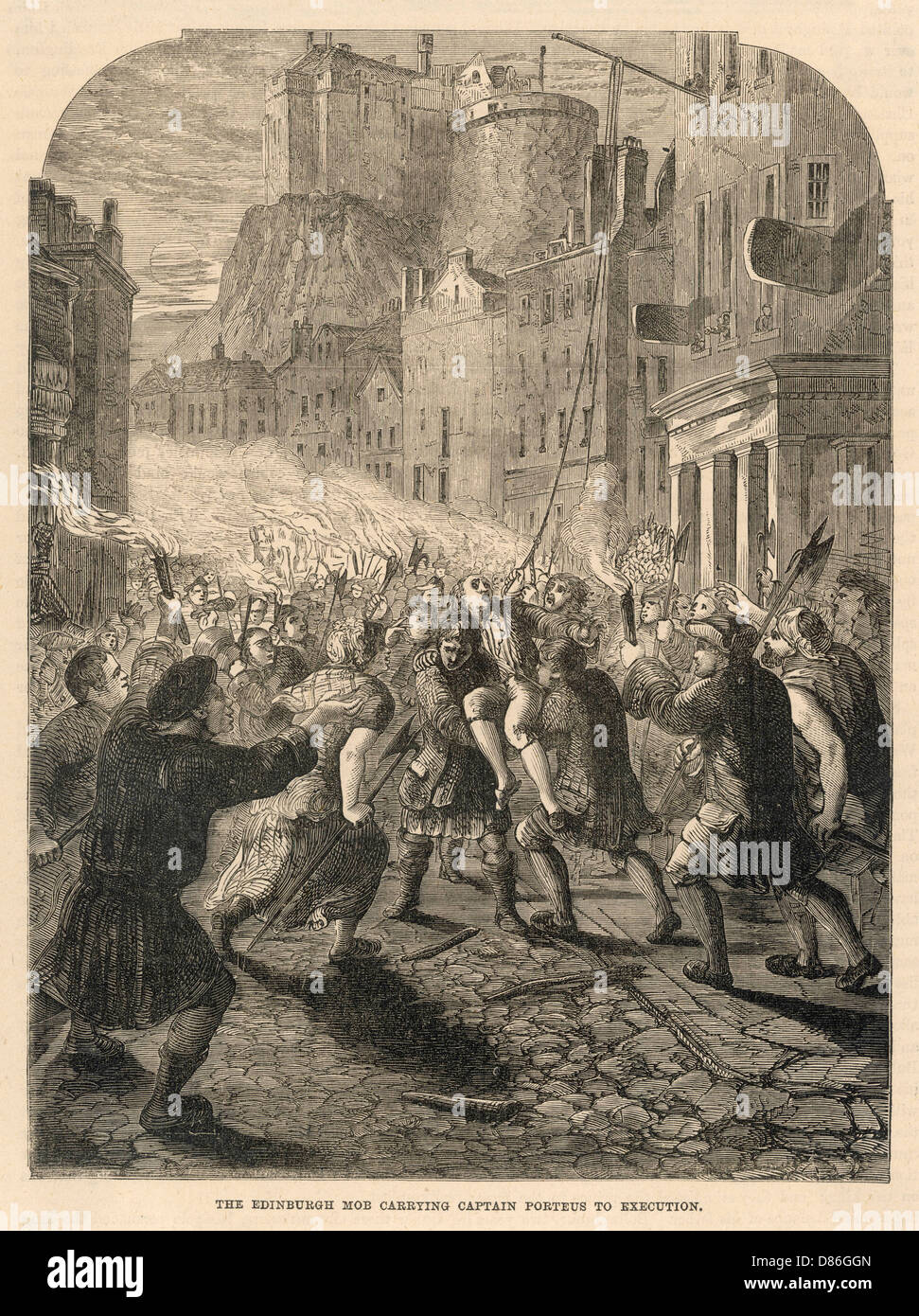 PORTEOUS RIOTS 1736 Stock Photo - Alamy