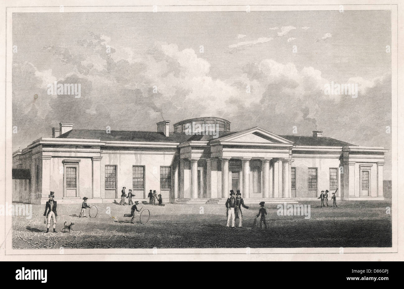 EDINBURGH ACADEMY 1830 Stock Photo - Alamy