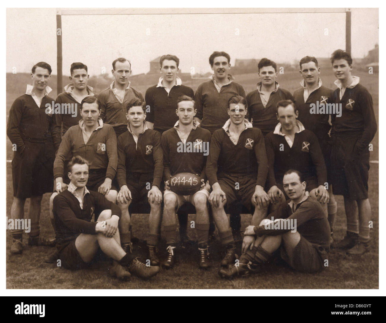 Sport - Rugby - Team Photo Stock Photo - Alamy