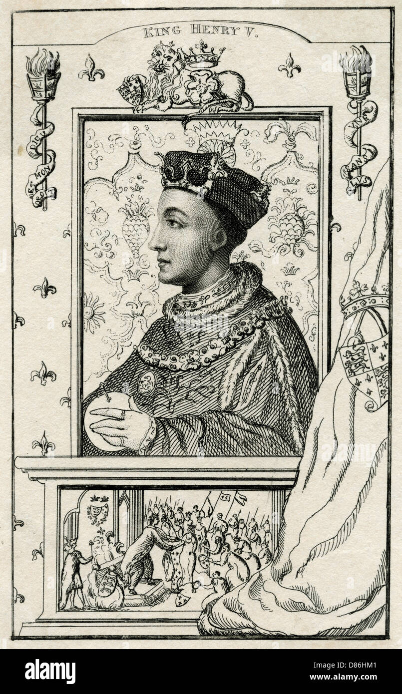 King Henry V Stock Photo - Alamy