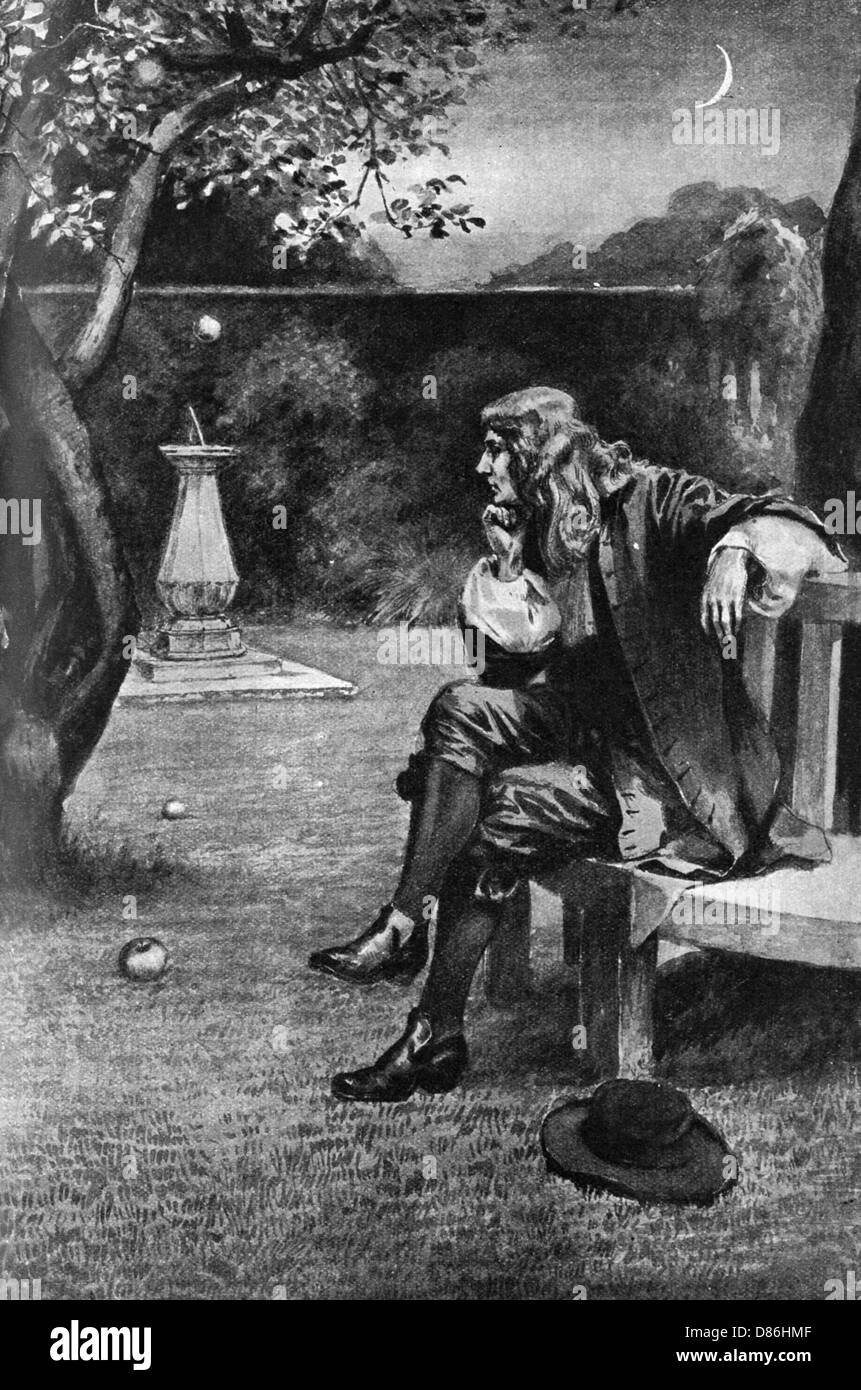 Sir Isaac Newton Stock Photo - Alamy