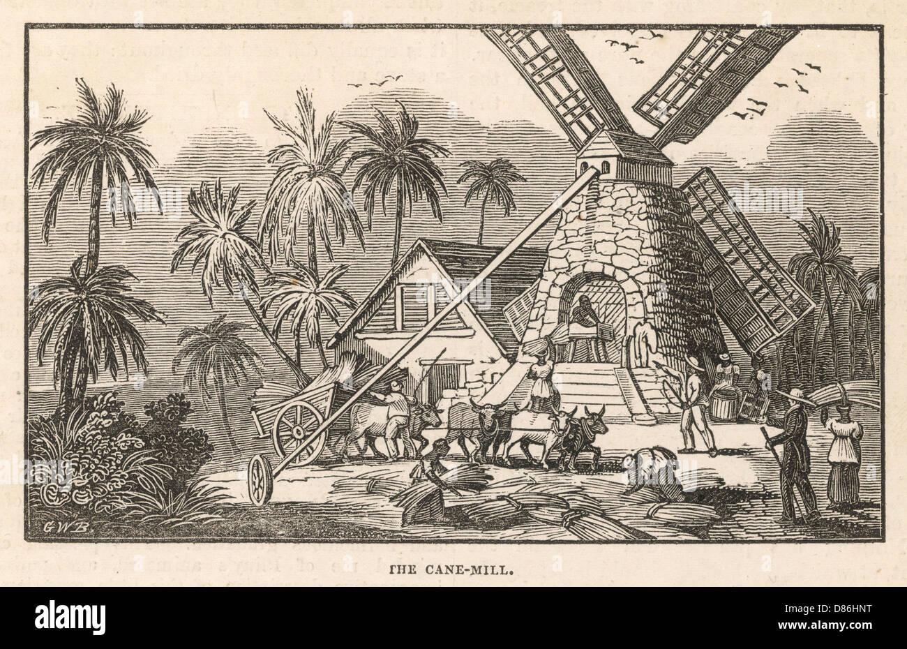 Sugar cane mill Stock Photo - Alamy