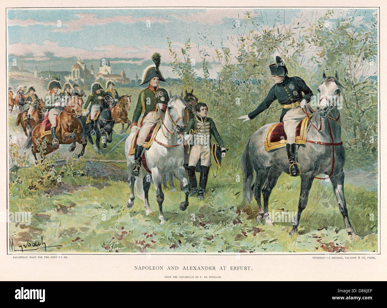 Napoleon tsar alexander hi-res stock photography and images - Alamy