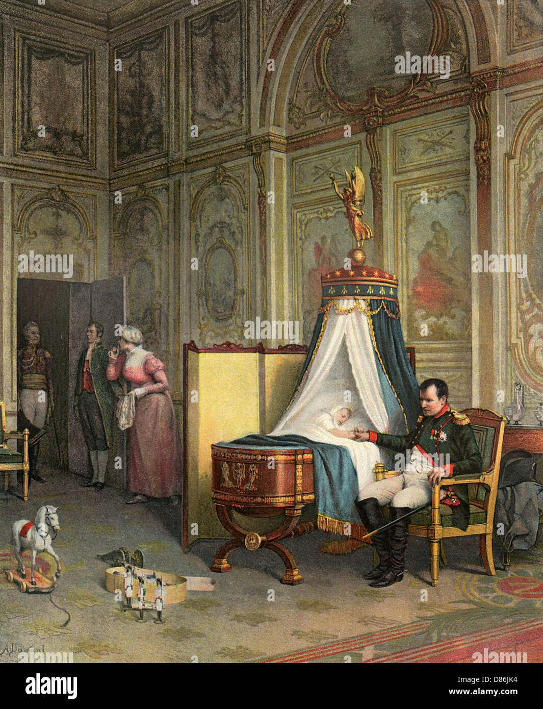 NAPOLEON AS FATHER Stock Photo - Alamy