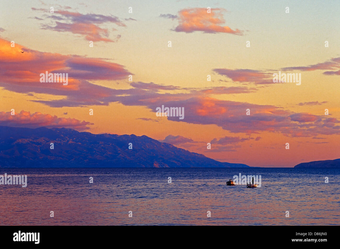 Croatian sunset hi-res stock photography and images - Alamy
