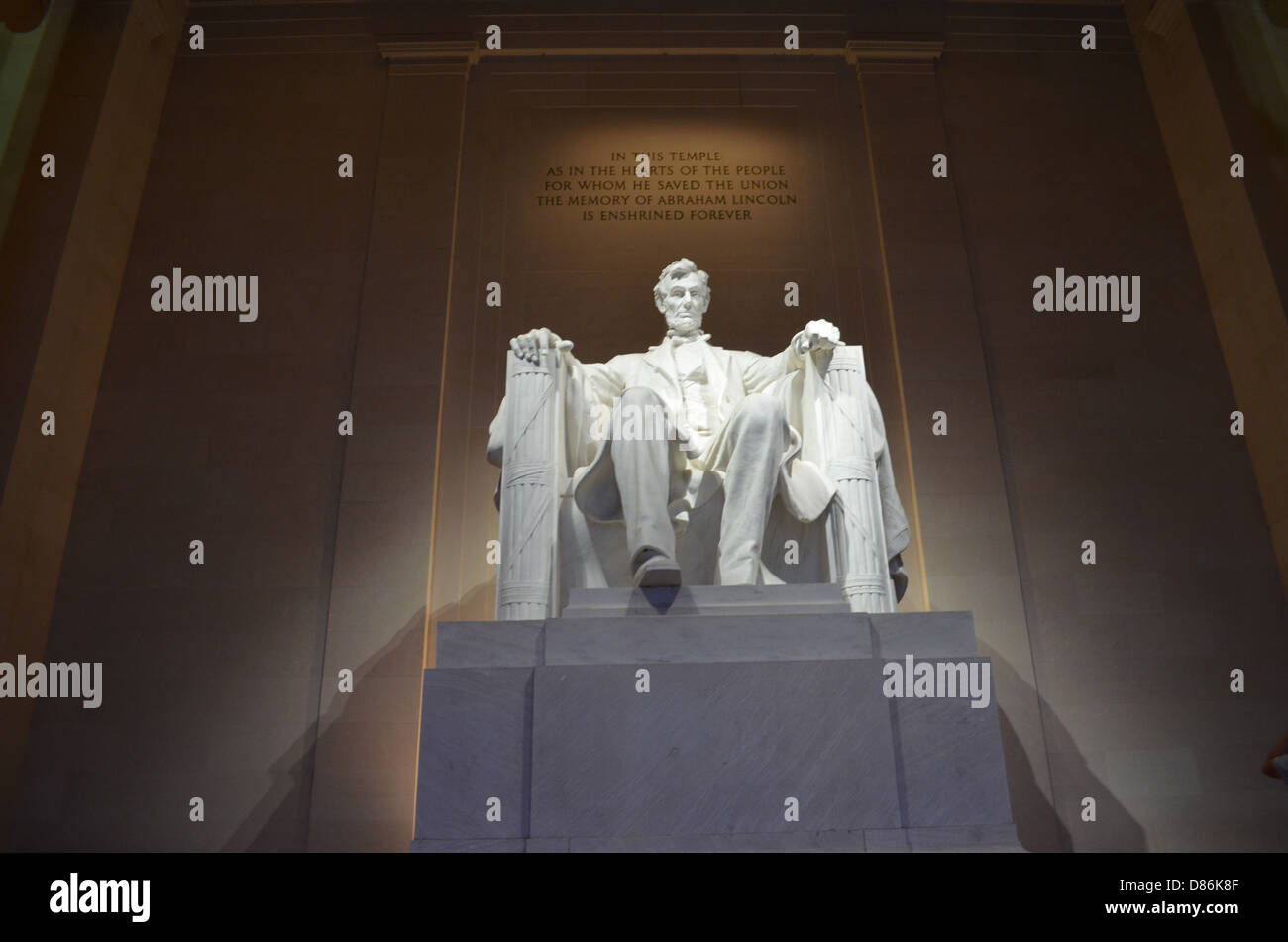 Abraham Lincoln Memorial in Washington D.C Stock Photo - Alamy