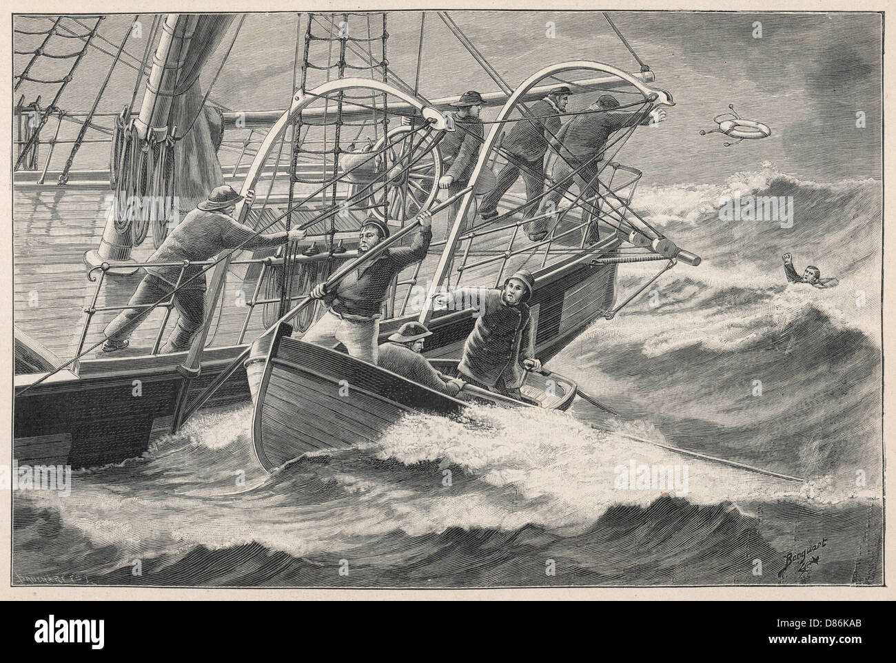 Man overboard hi-res stock photography and images - Alamy