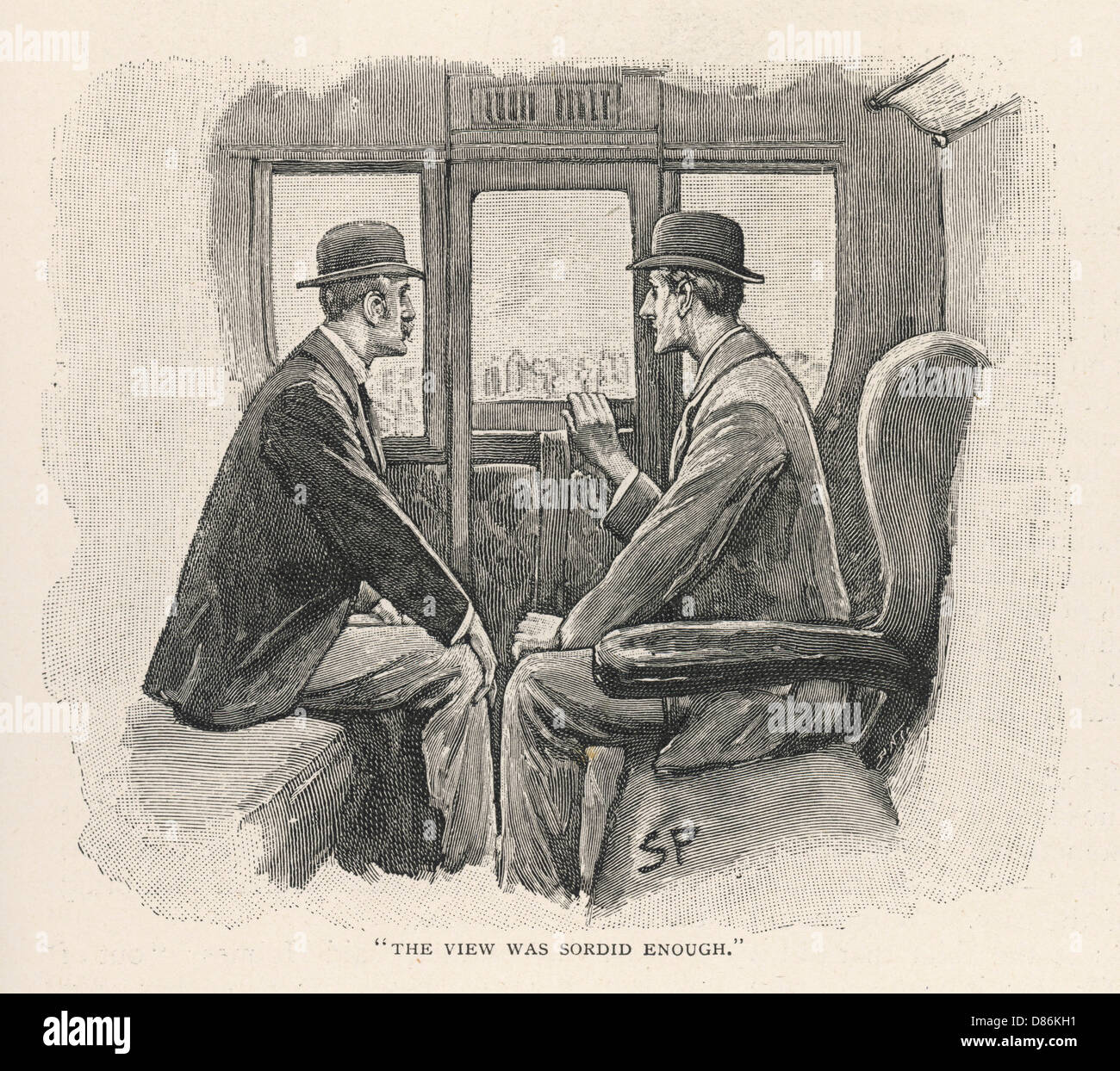 Sherlock holmes and watson train hi-res stock photography and images ...