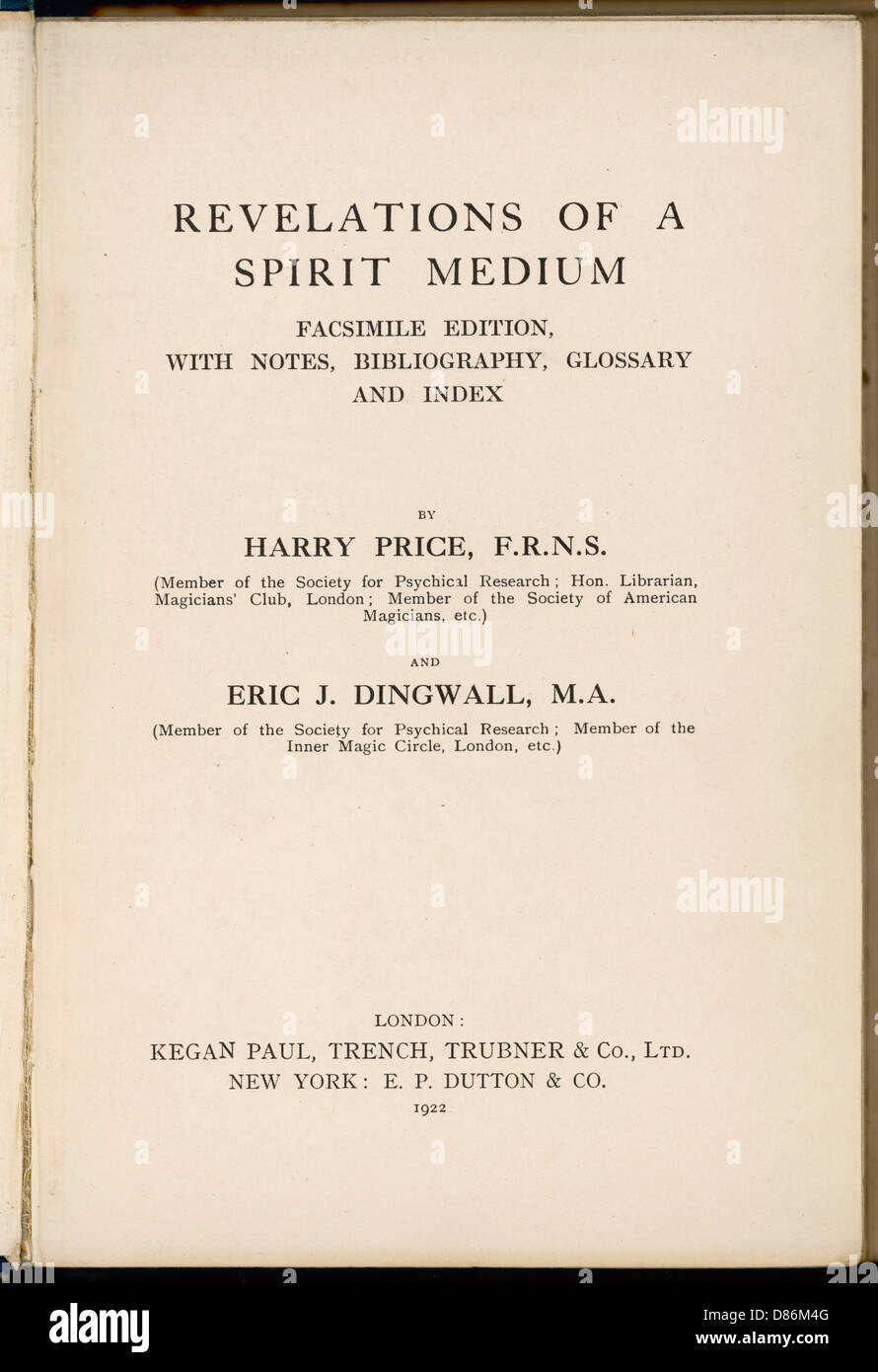 Medium and spirit hi-res stock photography and images - Alamy