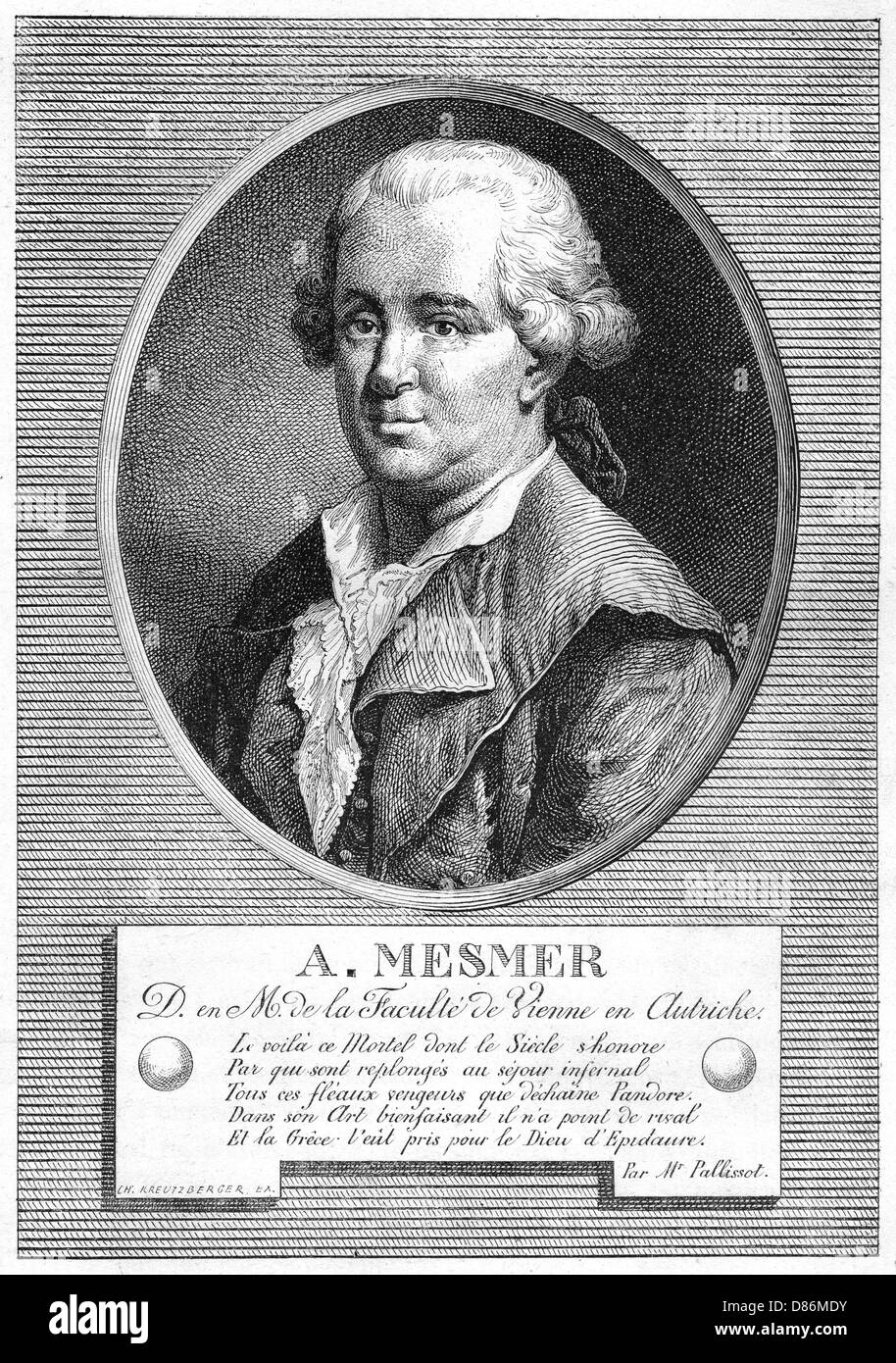 Portrait Of Mesmer Stock Photo - Alamy