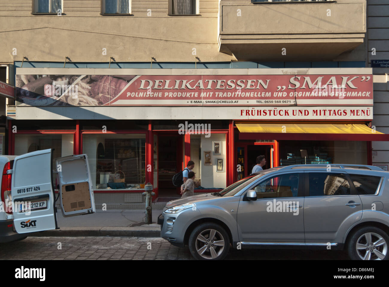Delikatessen Smak - Polish shop in a centre of Vienna, Austria Stock ...