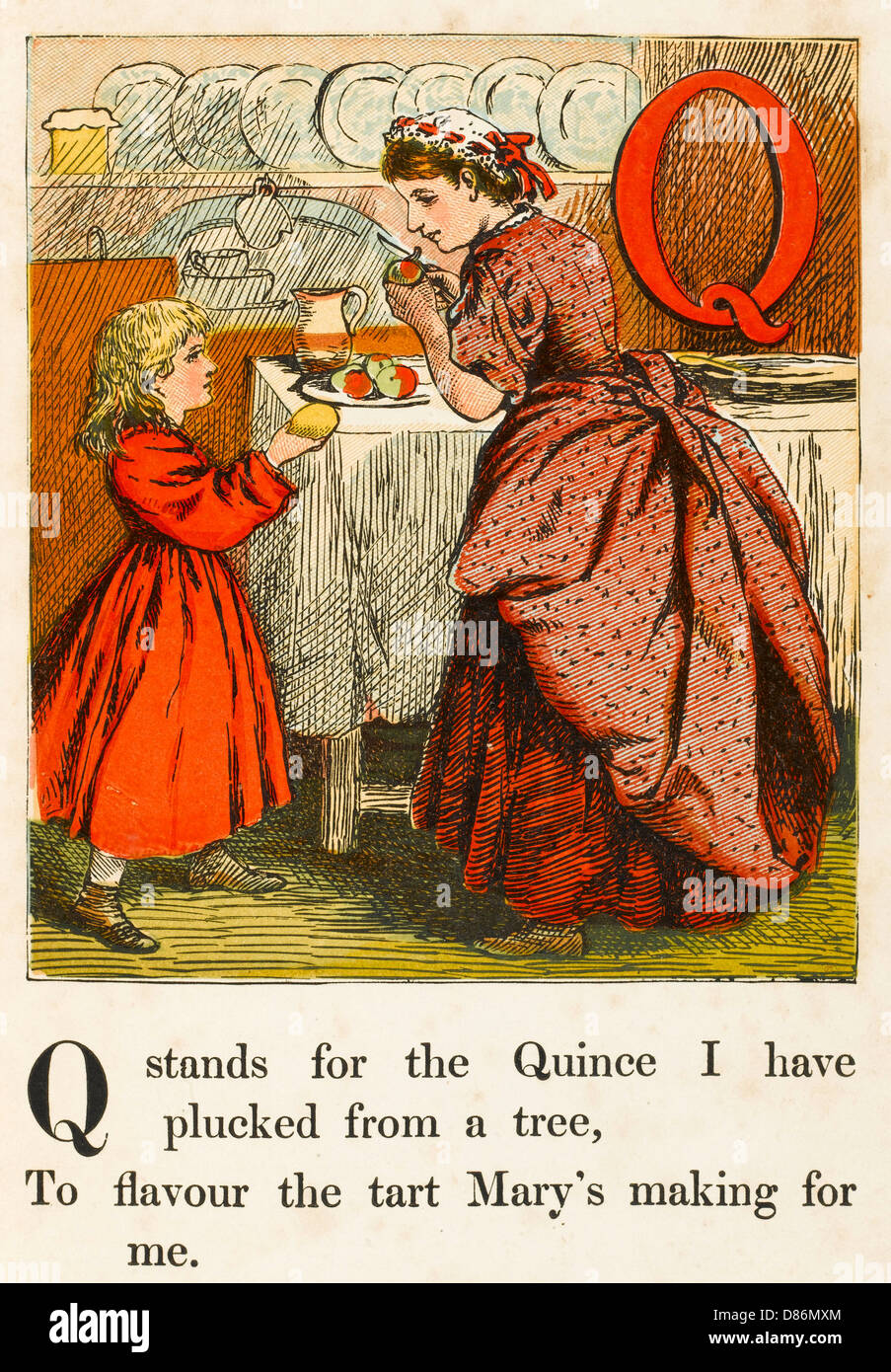 ALPHABET/Q FOR QUINCE Stock Photo - Alamy