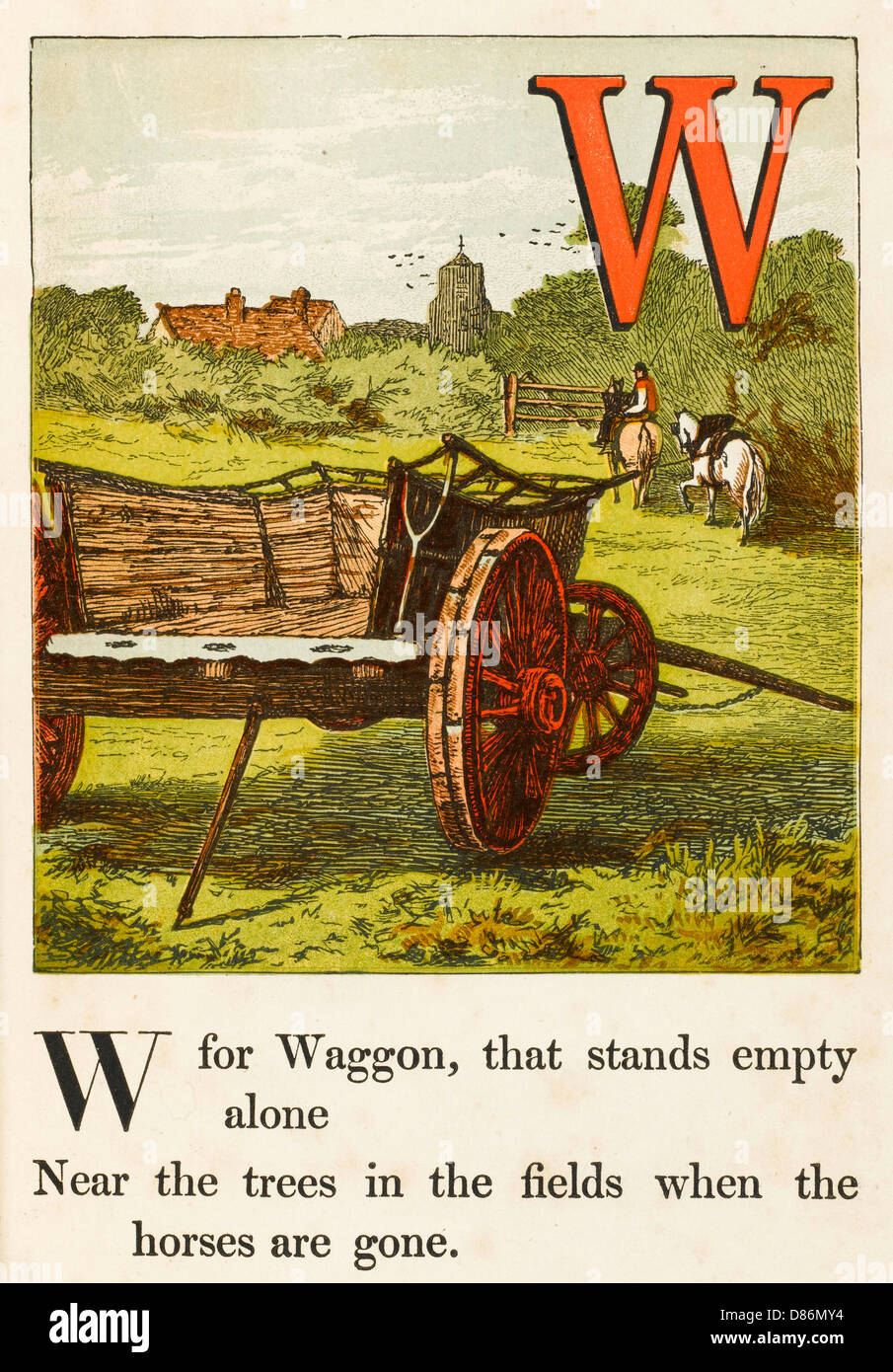 ALPHABET/W FOR WAGON Stock Photo - Alamy