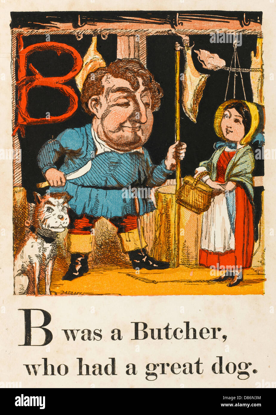 ALPHABET/B FOR BUTCHER Stock Photo - Alamy