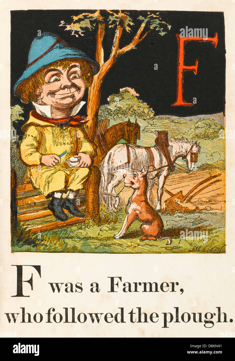 ALPHABET/F FOR FARMER Stock Photo - Alamy