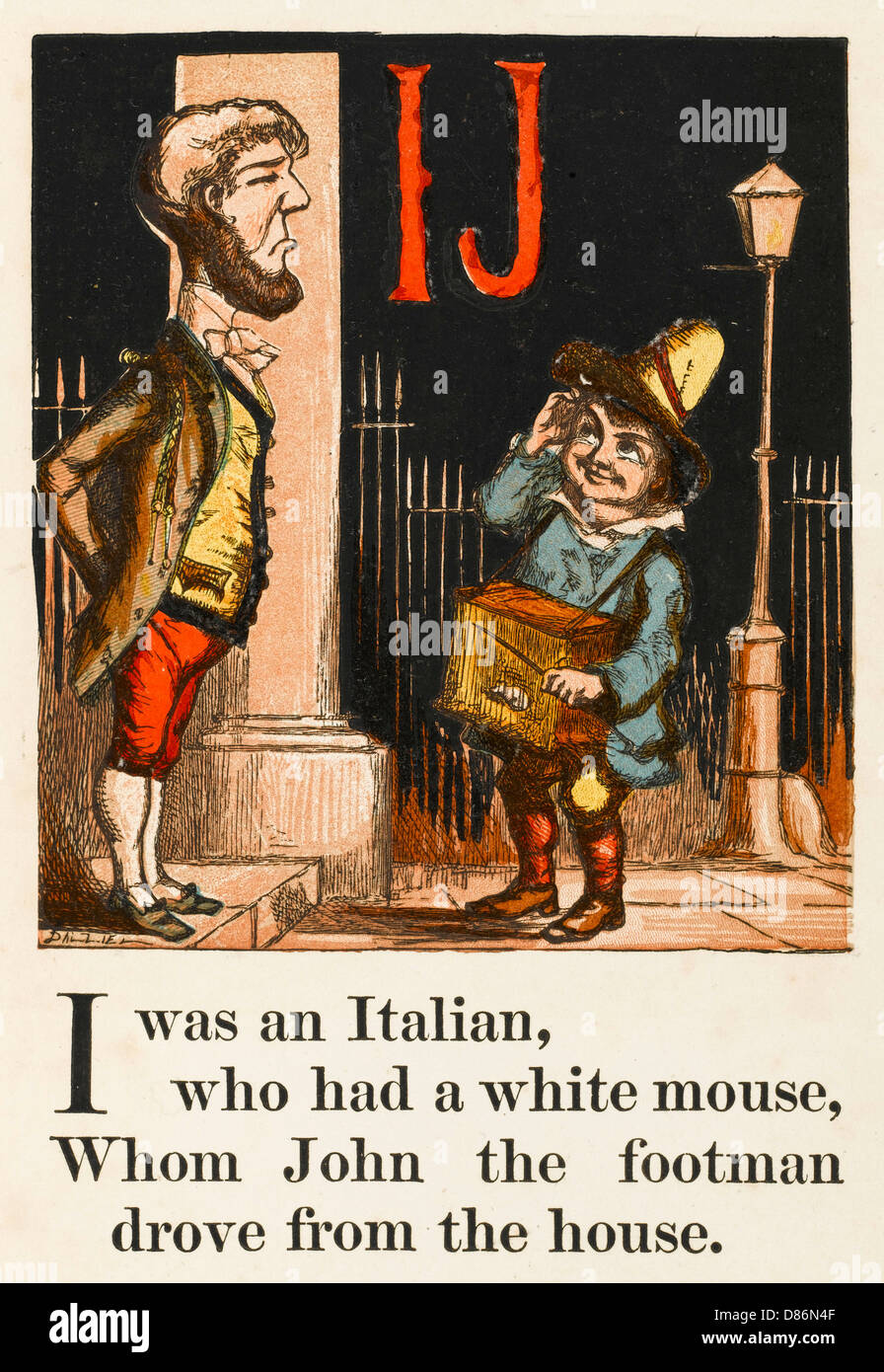 BRITISH FOOTMAN, 1867 Stock Photo - Alamy