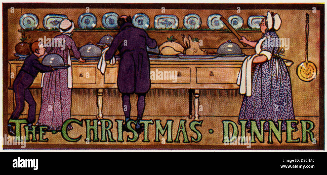 19th century christmas meal hi-res stock photography and images - Alamy