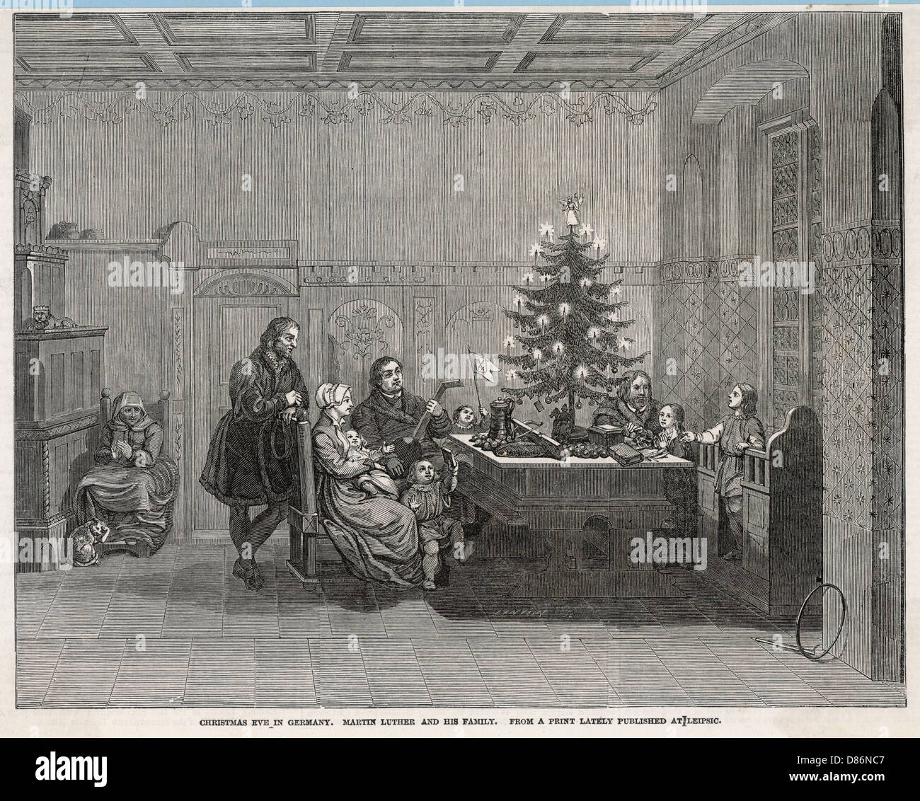 Reformer martin luther family hi-res stock photography and images - Alamy