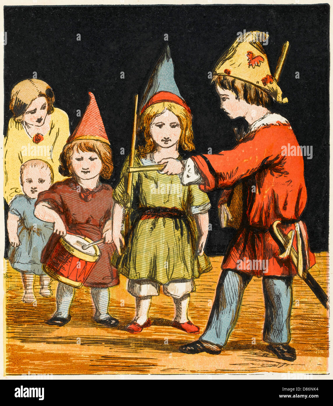 CHILDREN PLAY SOLDIERS Stock Photo - Alamy