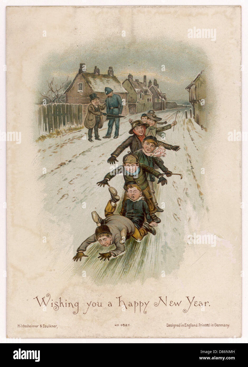 Sliding in a Street Stock Photo - Alamy