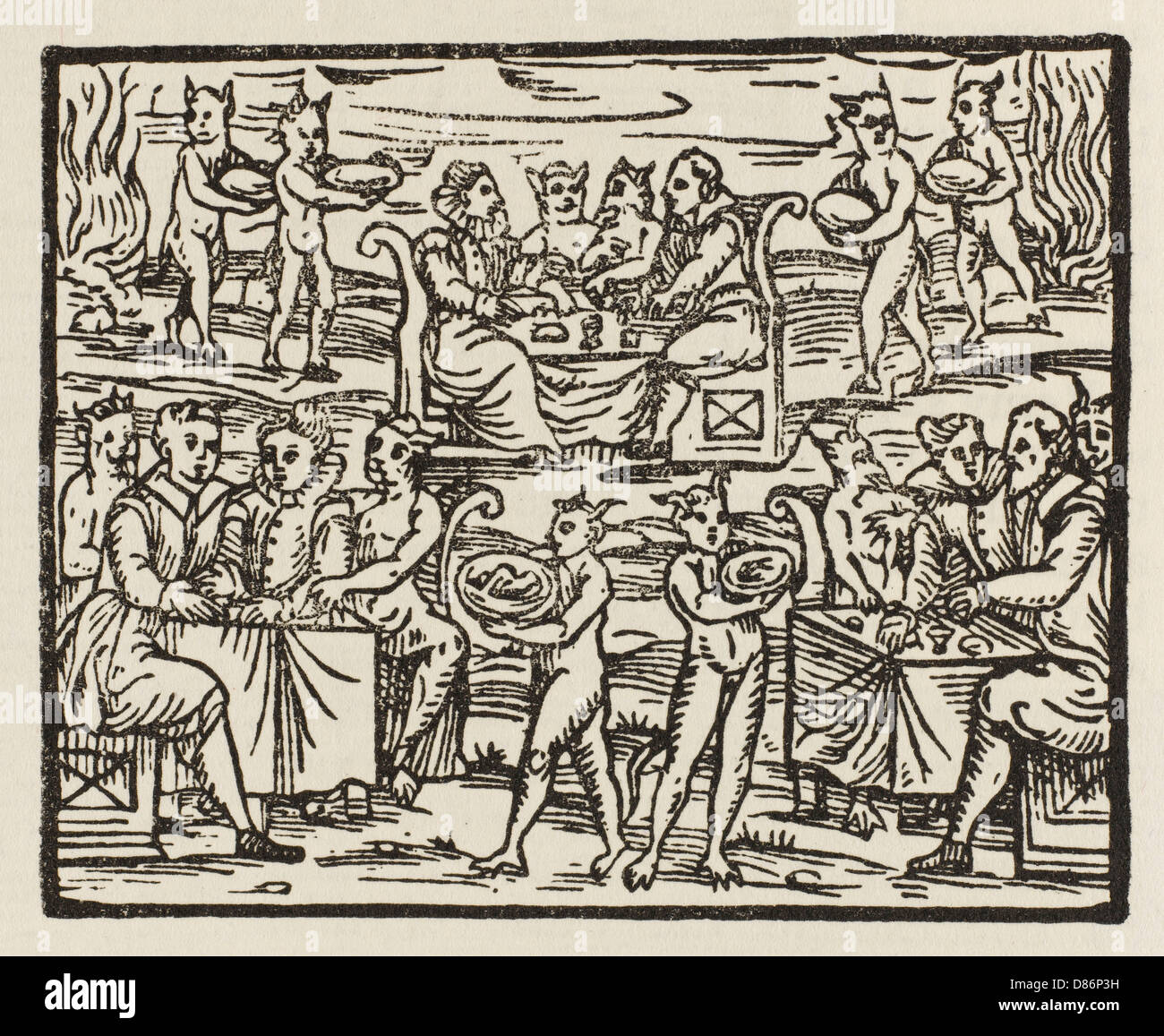 FEASTING AT THE SABBAT Stock Photo - Alamy