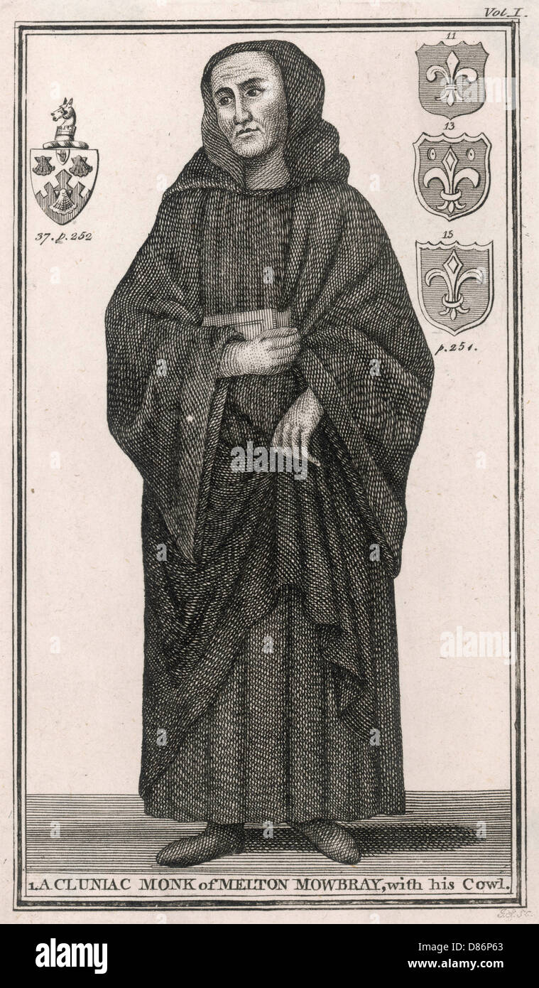 Cluniac Monk Stock Photo, Royalty Free Image: 56697483 - Alamy