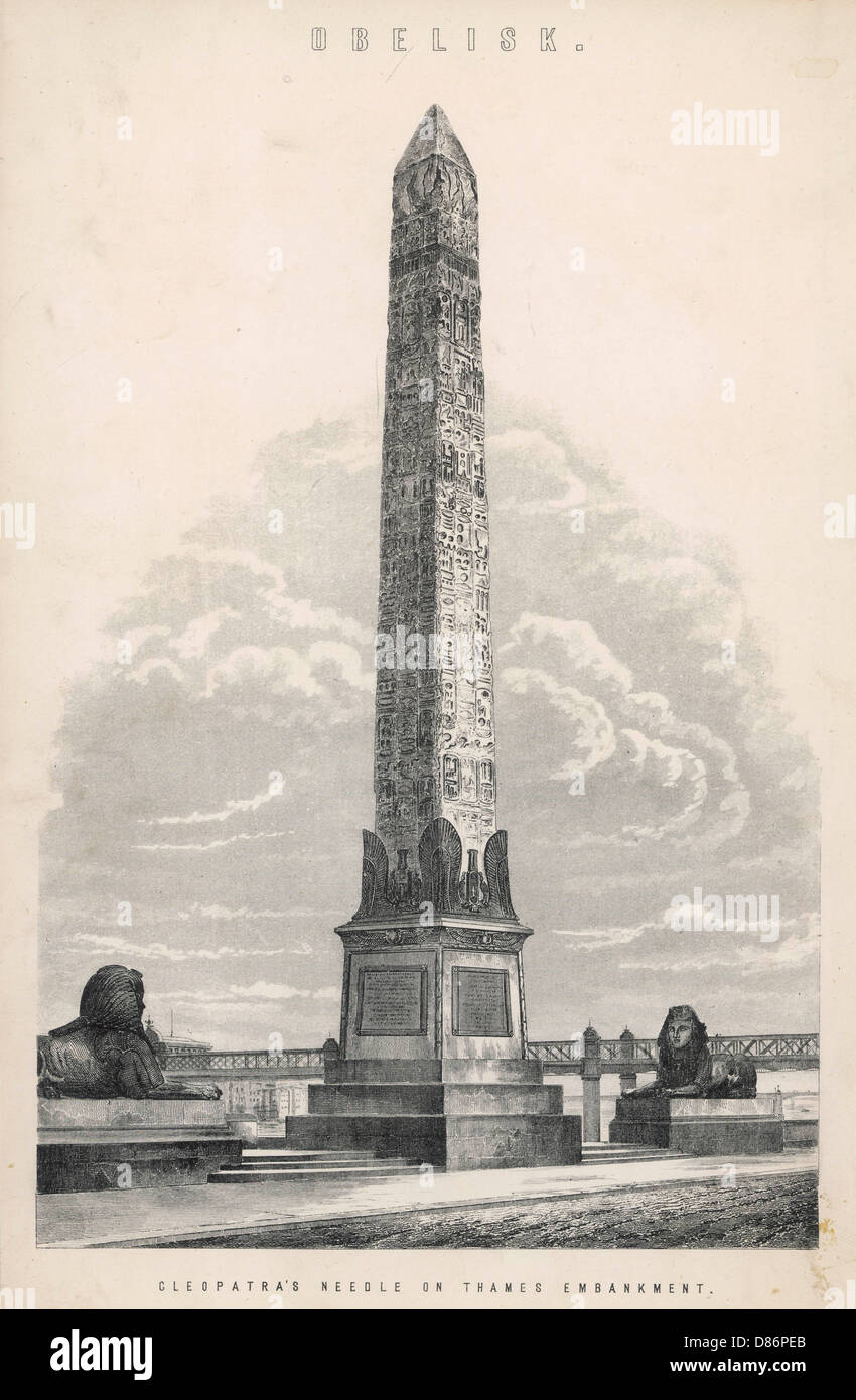 London cleopatras needle hi-res stock photography and images - Alamy