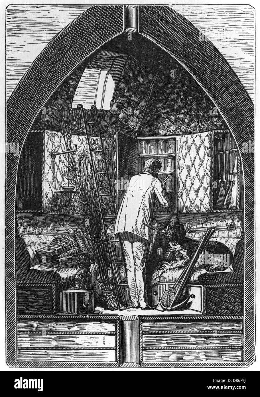 La to the moon Black and White Stock Photos & Images - Alamy