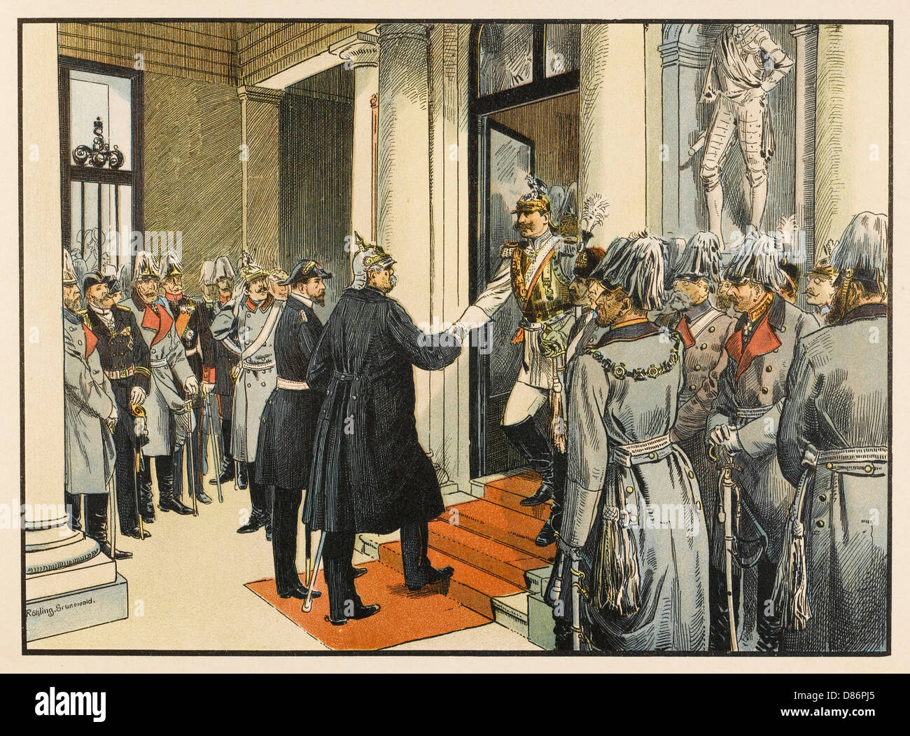 Wilhelm ii bismarck hi-res stock photography and images - Alamy