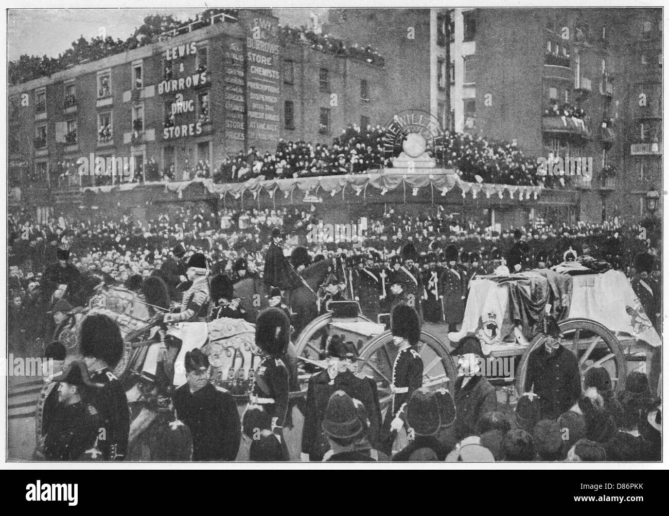 Queen victoria funeral hi-res stock photography and images - Alamy