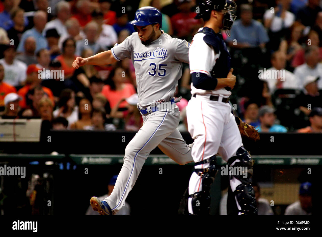 Houston, Texas, USA. 20th May 2013. Kansas City Royals first baseman ...