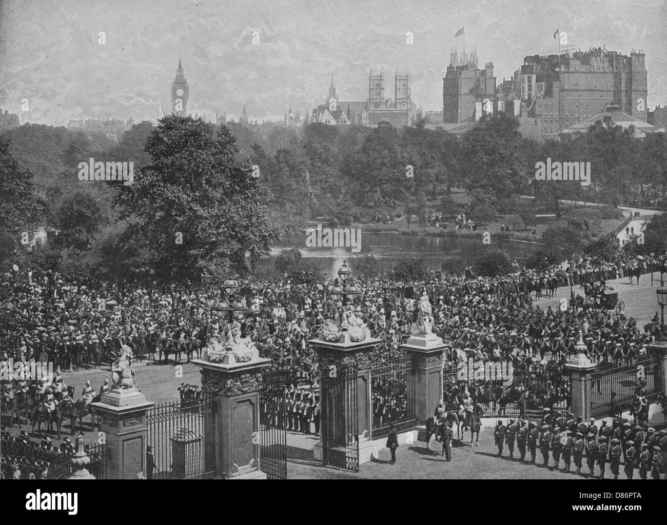 Diamond Jubilee of Queen Victoria 1897 Stock Photo - Alamy