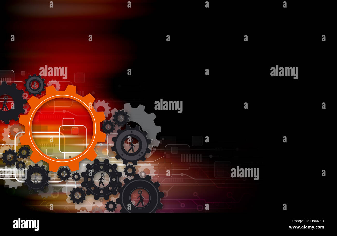 Human gear design Stock Photo - Alamy