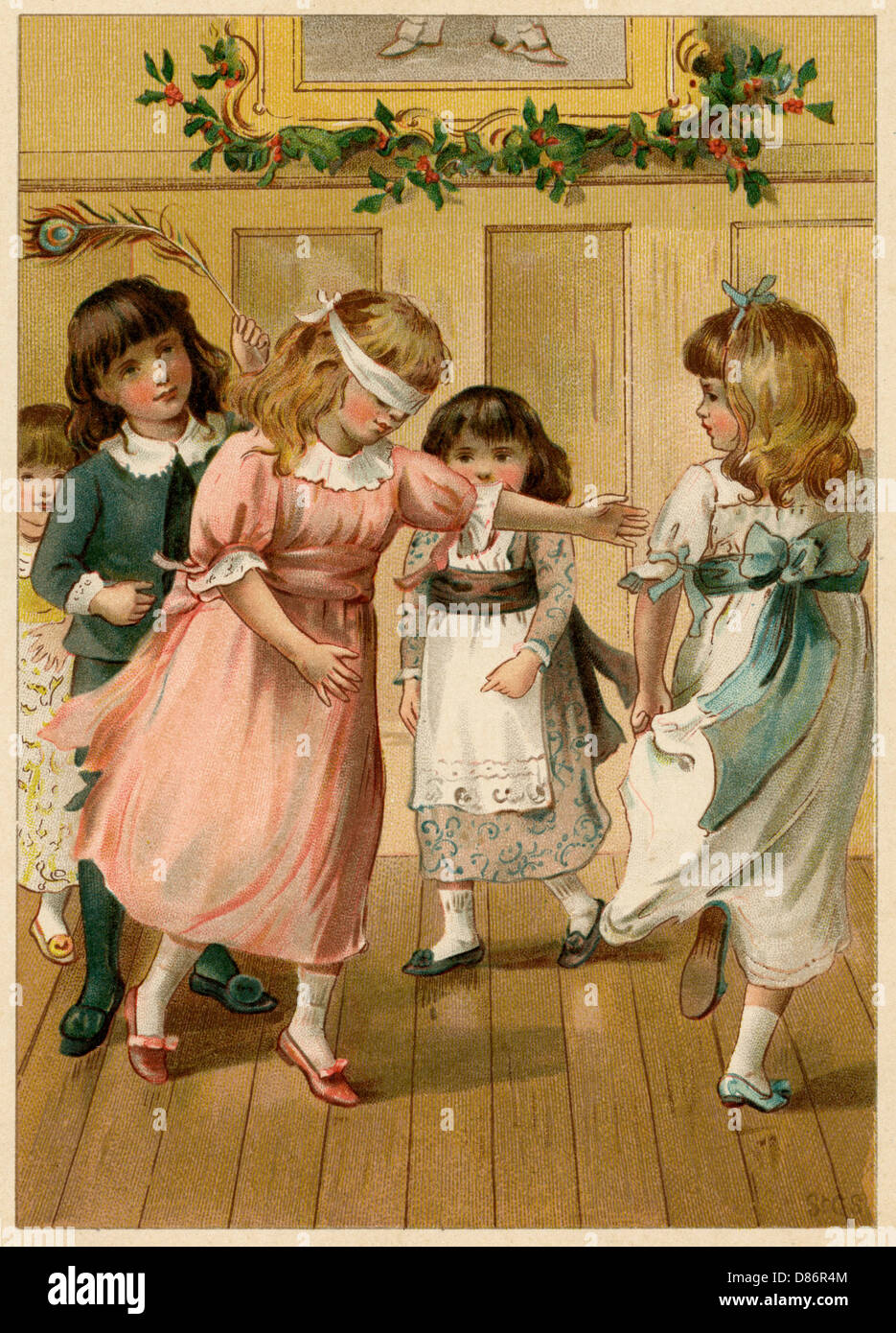 Blind man's buff hi-res stock photography and images - Alamy