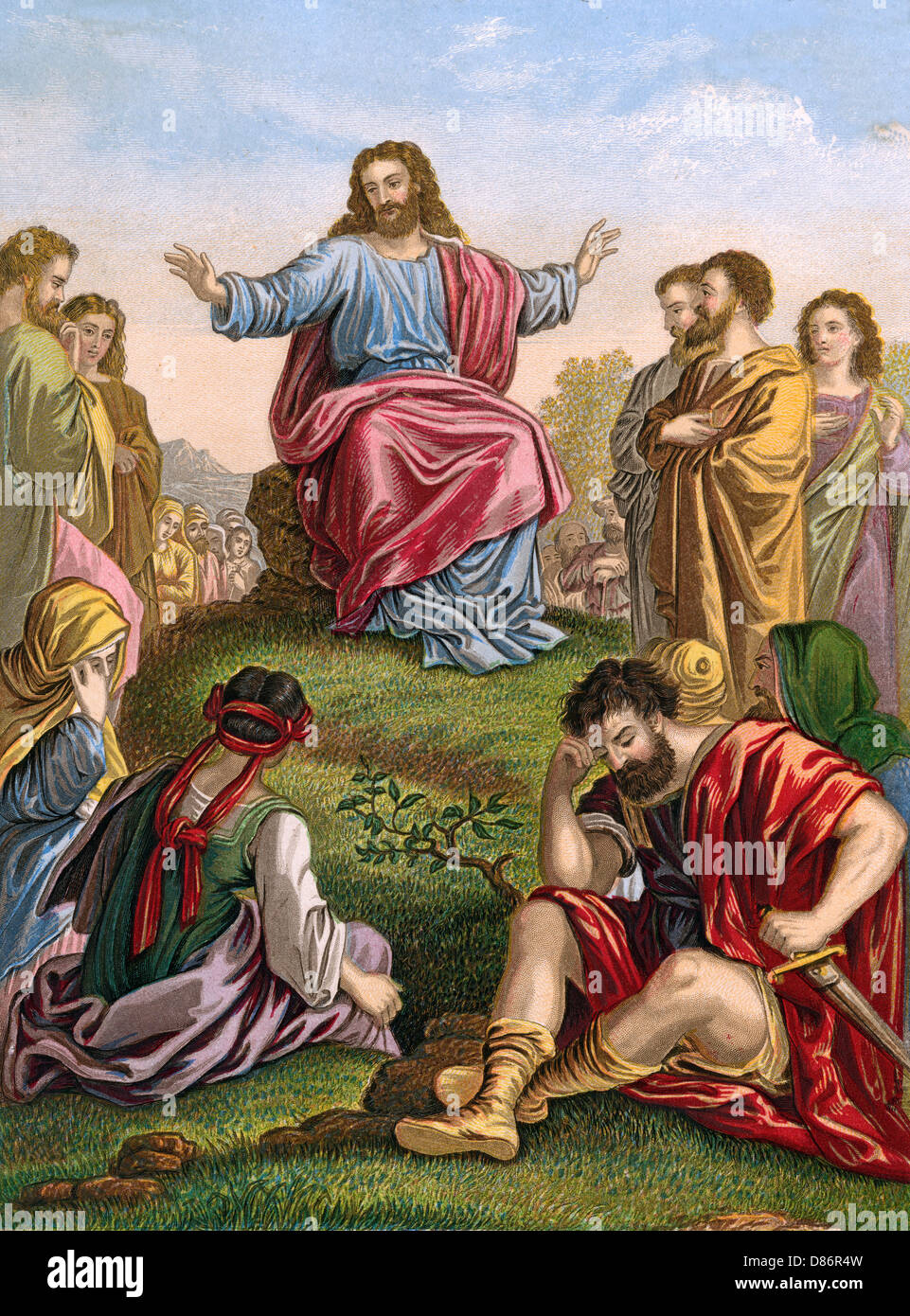 Jesus, Sermon On The Mount High Resolution Stock Photography and Images ...