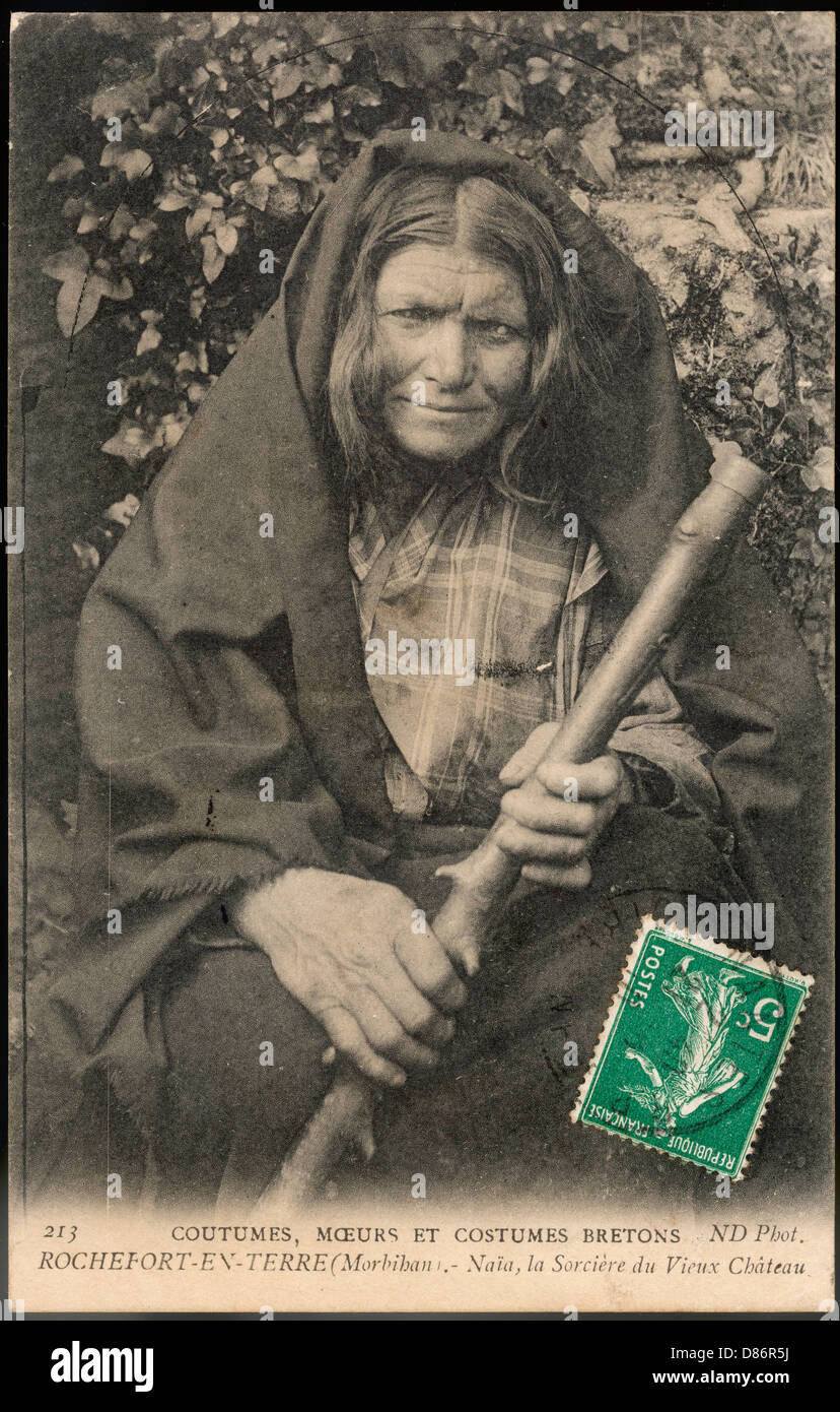 Breton Sorciere: wise woman Stock Photo - Alamy