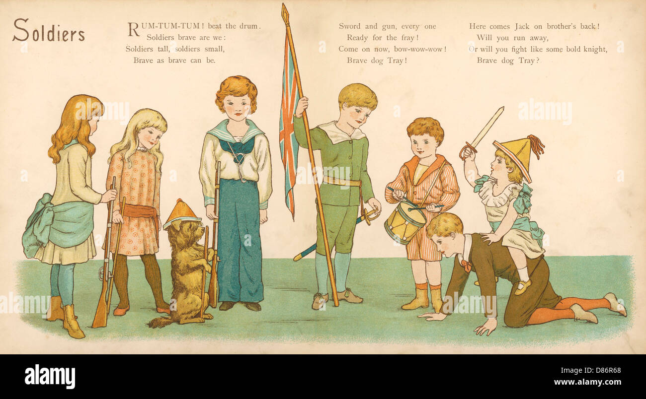 Children playing soldiers hi-res stock photography and images - Alamy