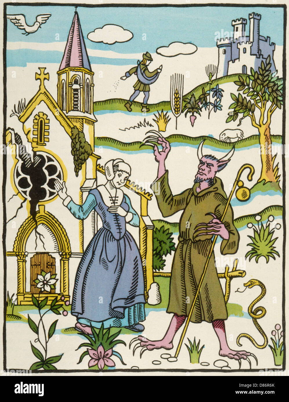 Devil in the fields Stock Photo - Alamy