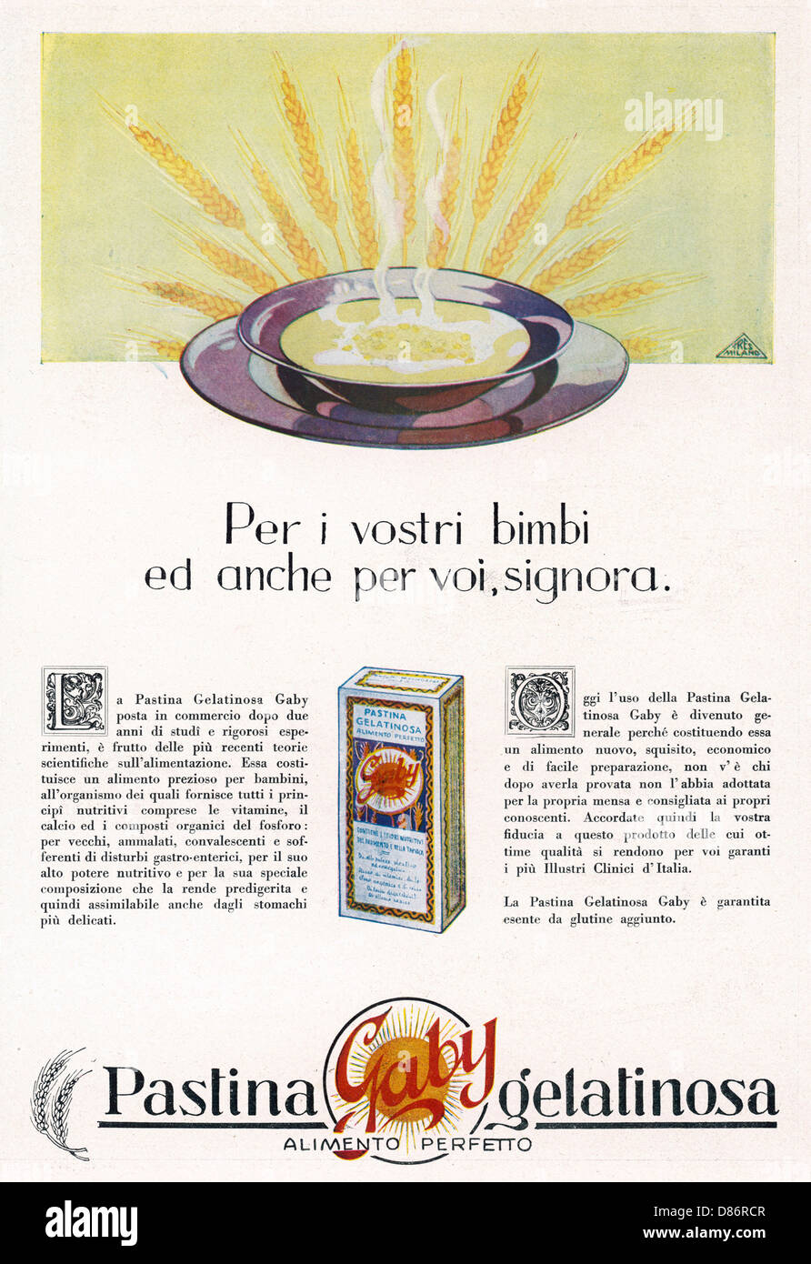 Old food advertising hi-res stock photography and images - Alamy