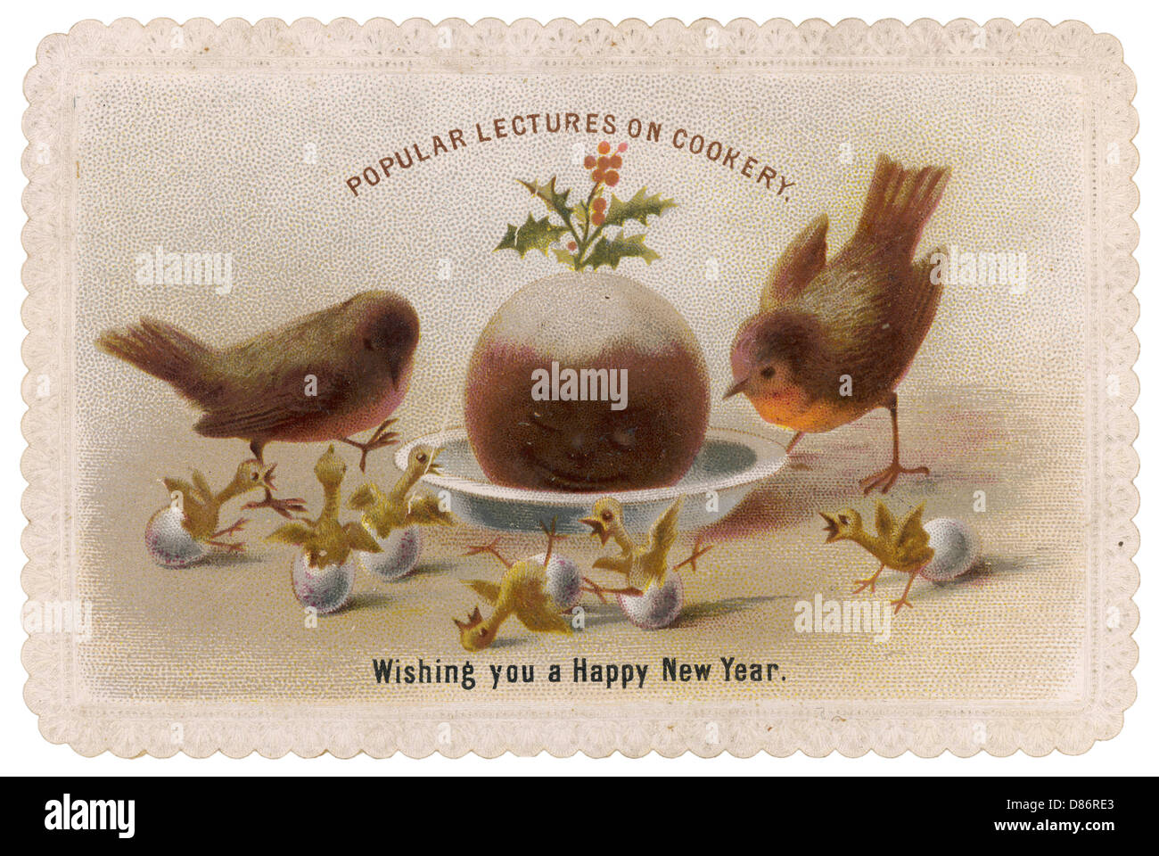 Robins and Pudding Stock Photo - Alamy