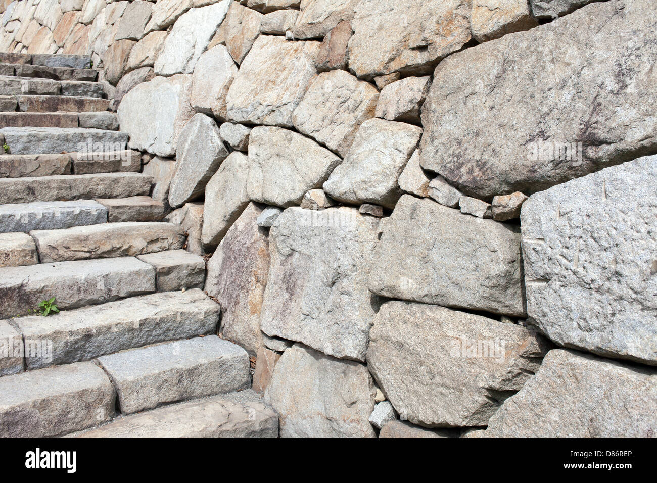 Old weathered stone stairs hi-res stock photography and images - Alamy