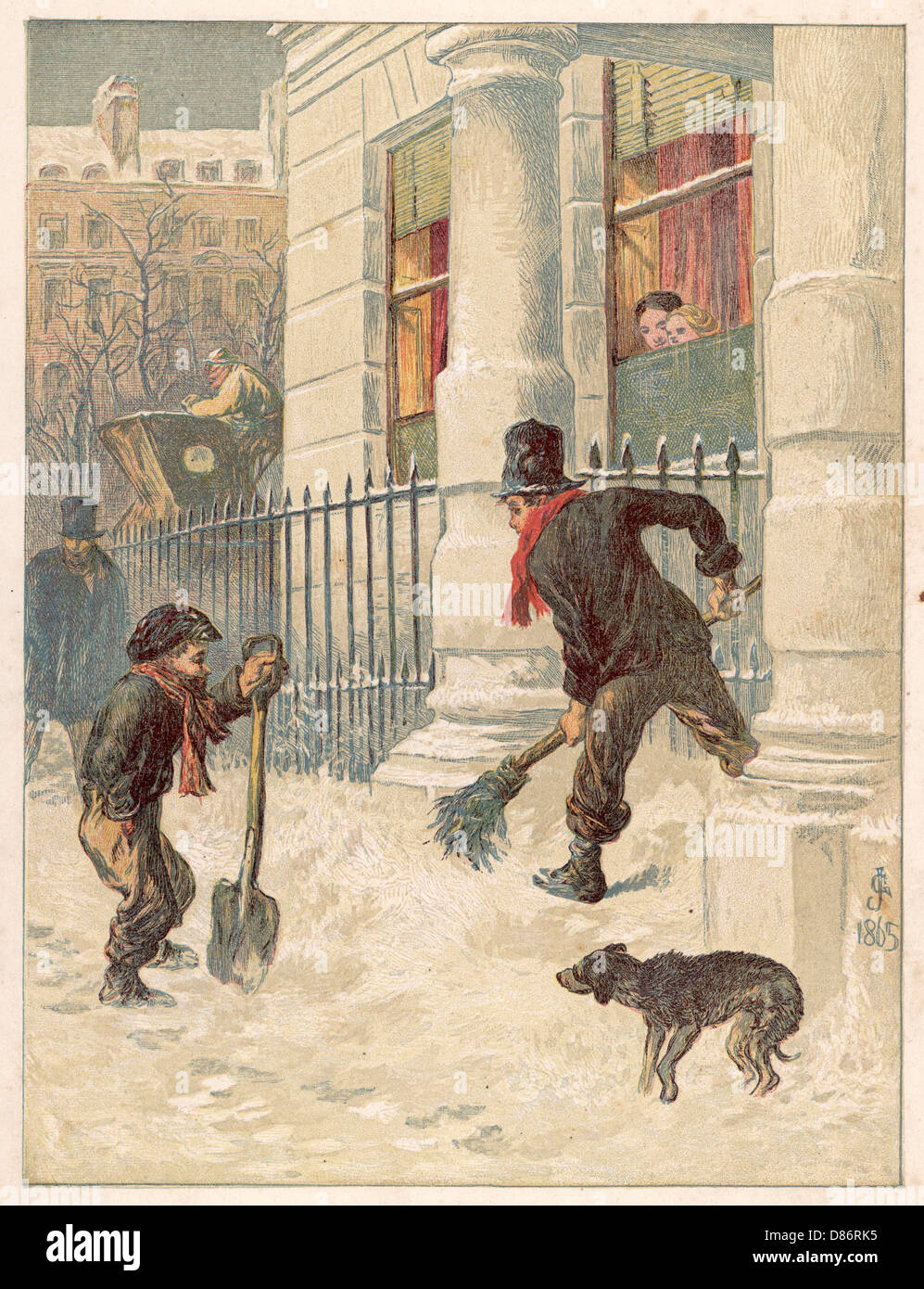 Sweep snow hi-res stock photography and images - Alamy