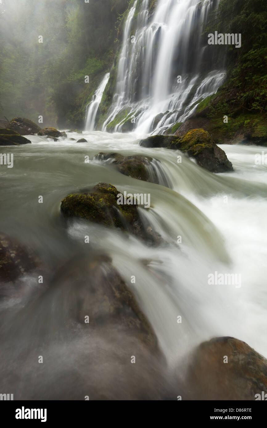 Un-named waterfalls fall into the Boulder River, Boulder River ...