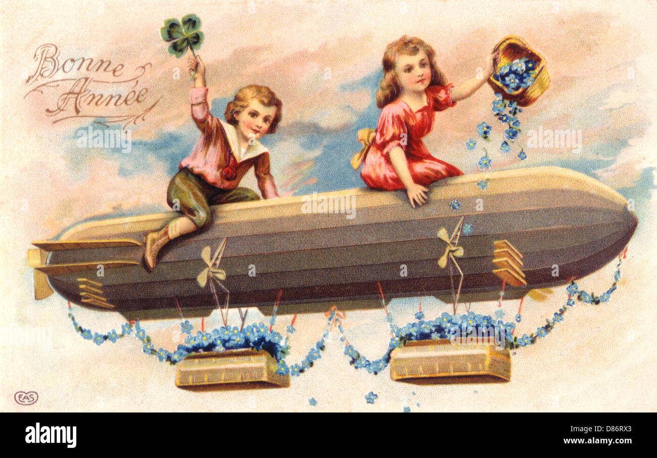 Card - Airship Stock Photo - Alamy