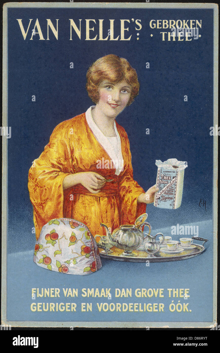 ADVERT/VAN NELLE TEA Stock Photo - Alamy