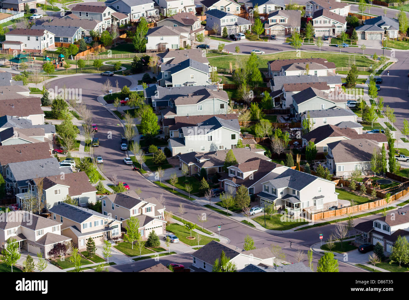 American Suburban Neighborhood