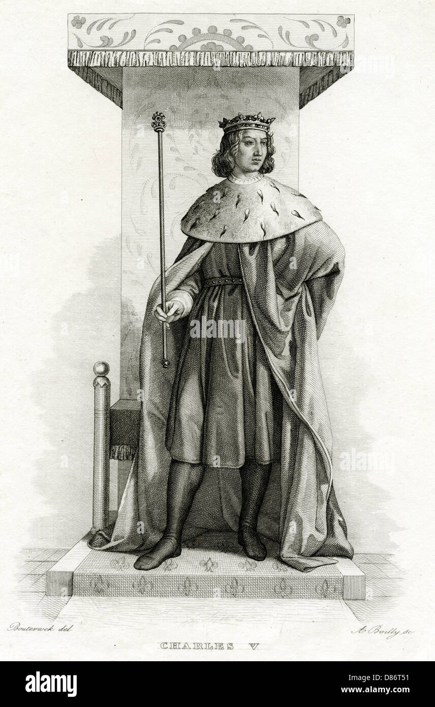 CHARLES V OF FRANCE Stock Photo - Alamy