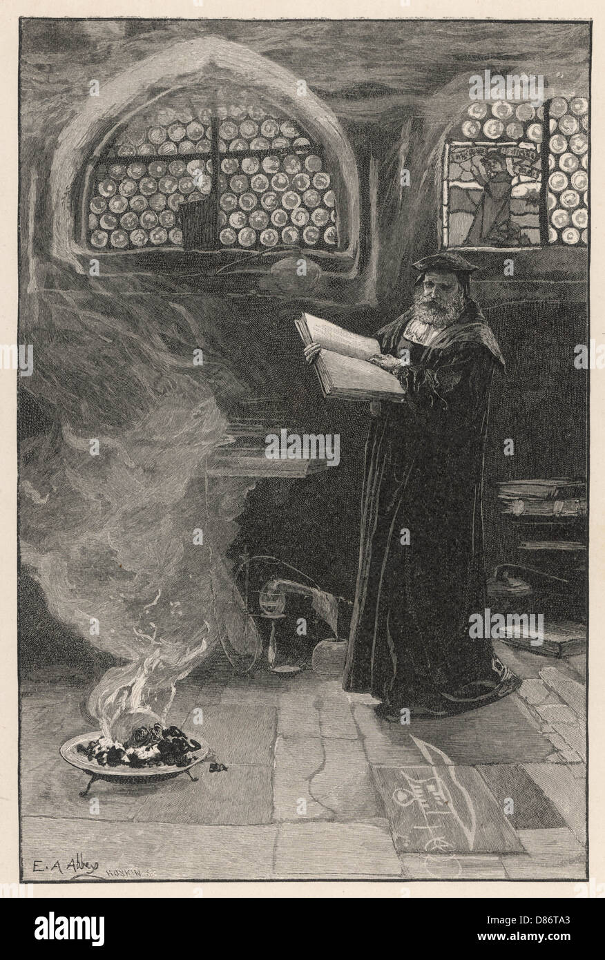 FAUST AT WORK Stock Photo - Alamy