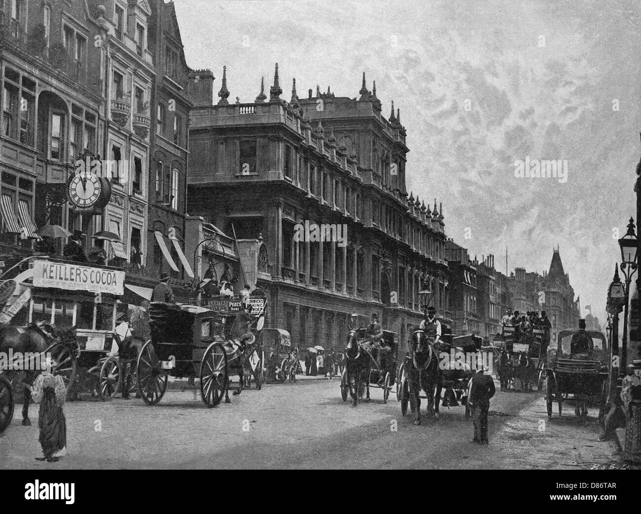 PICCADILLY CIRCA 1895 Stock Photo - Alamy