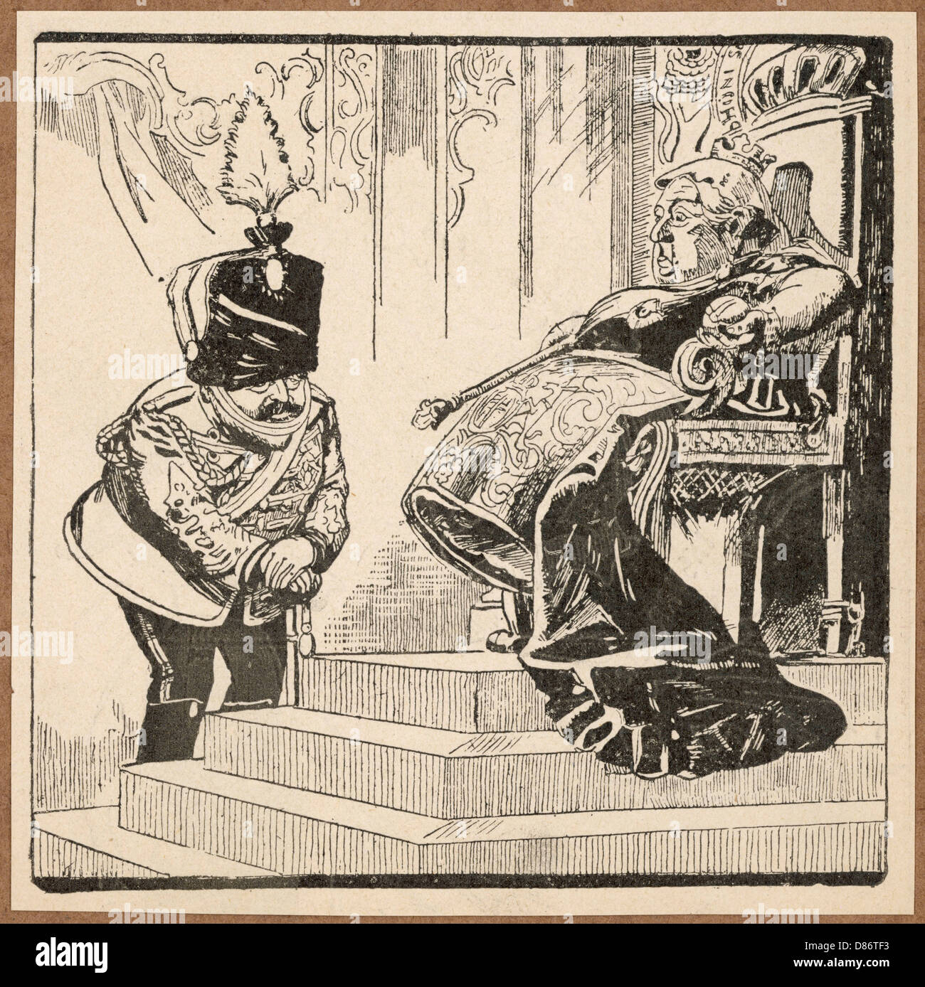 Edward vii cartoon hi-res stock photography and images - Alamy